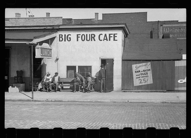 BIG FOUR CAFE, Cairo, Illinois 1940s Old Photo EUR 6,60 - PicClick FR