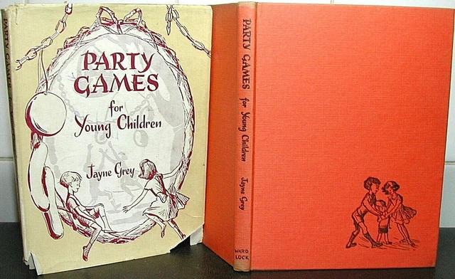 PARTY GAMES FOR YOUNG CHILDREN Jayne Grey 1955 1st Ed illus Doritie ...