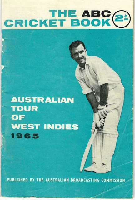 ABC CRICKET BOOK Australian Tour of West Indies 1965 $10.00 - PicClick AU
