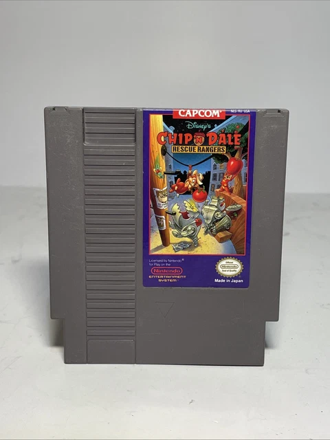 DISNEYS CHIP N Dale Rescue Rangers NES (Nintendo NES, 1990) Cartridge ...