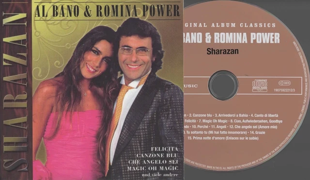 AL BANO & ROMINA POWER- SHARAZAN (2019 Sony Music) CD - Cardsleeve EUR ...