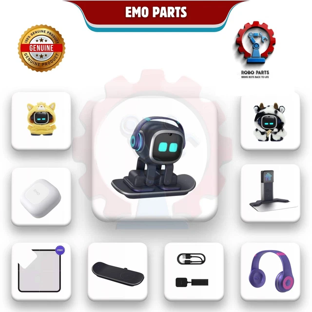 🦾 EMO AI Robot Pet Accessories Replacement Parts | Charger, Box ...