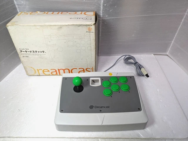 DREAMCAST JOYSTICK ARCADE Stick Controller HKT-7300 SEGA DC Japan Box ...