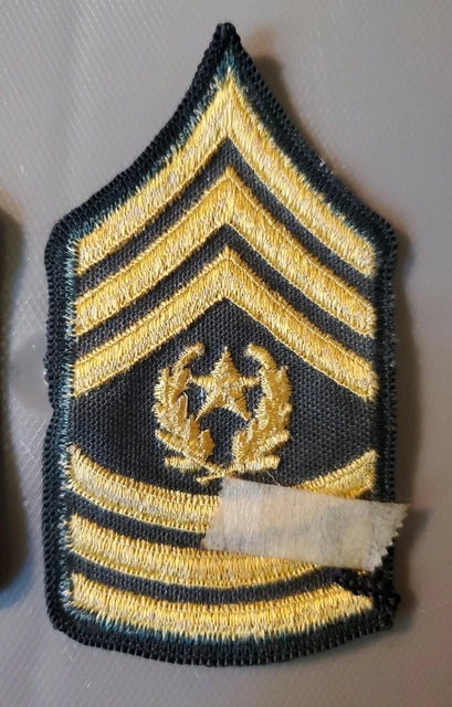 LOT OF 20 US Army Enlisted E-9 Command Sergeant Major CSM Class As ...