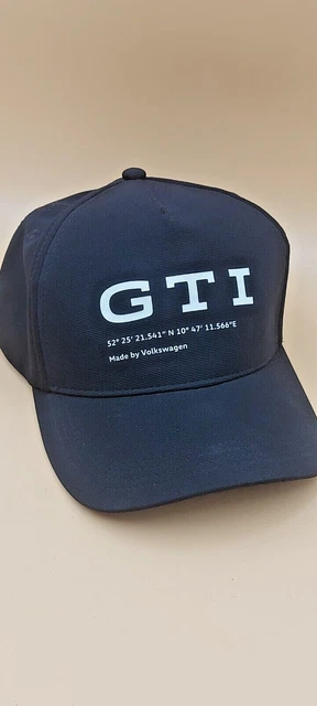 GENUINE VW, BLACK Baseball cap, GTI logo collection EUR 11,52 - PicClick DE