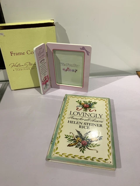 Pottery Picture Display Helen Steiner Rice With Lovingly Poetry Book £6