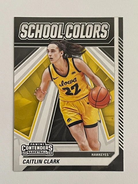 2024 PANINI CONTENDERS Hawkeyes Caitlin Clark School Colors #SC3 $4.18 ...