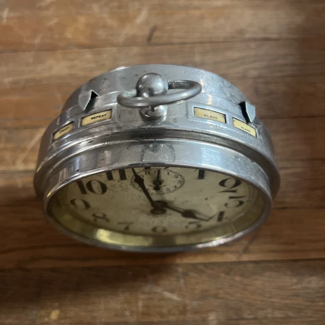 VINTAGE 1920’S WESTCLOX Big Ben Steel Case Wind Up Peg Leg Alarm Clock ...