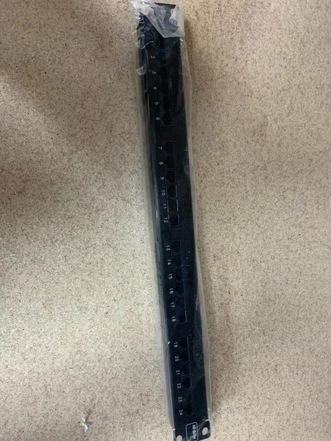SIEMON HD6-24 PATCH Panel 24 Port Rack Mount Cat6 Cat 6 HD CLEARANCE £ ...