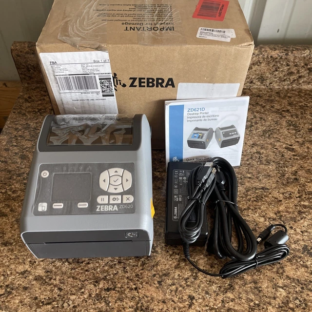 ZEBRA ZD620 PRINTER USB, Bluetooth, LAN, Serial, WIFI ZD62142-D01L01EZ ...