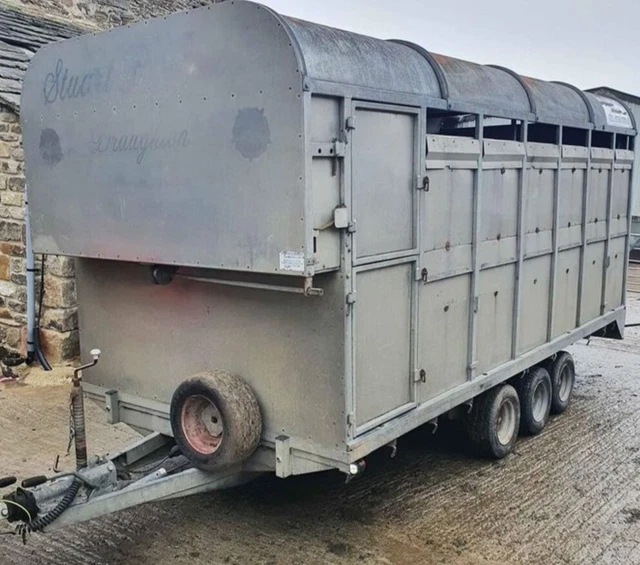 14FT GRAHAM EDWARDS Livestock Trailer Container Sheep Decks £2,350.00 ...