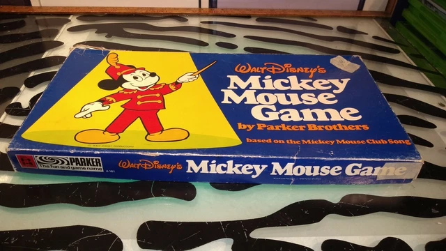 WALT DISNEYS MICKEY Mouse Game Board Game Parker Brothers Decent ...