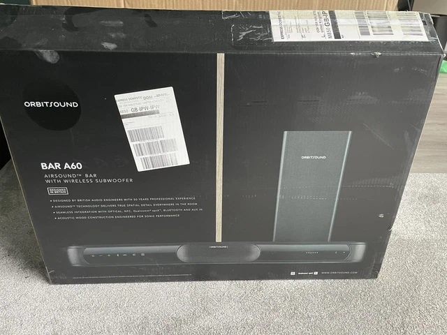 ORBITSOUND BAR A60 With Wireless Subwoofer £90.00 - PicClick UK