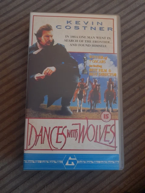 VINTAGE VHS VIDEO 1990s Dances With Wolves Kevin Costner £5.45 ...