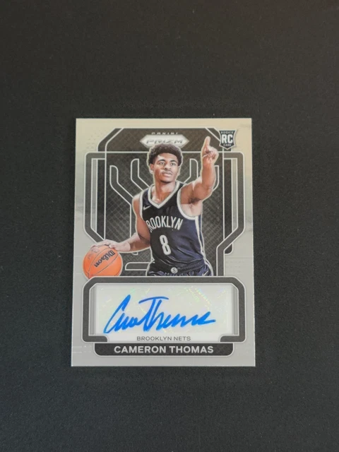 CAMERON THOMAS 2021-22 Panini Prizm Basketball Rookie RC Signatures ...