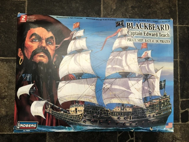LINDBERG 70858 BLACKBEARD Cpt Edward Teach Pirate Ship Model Kit *NEW ...