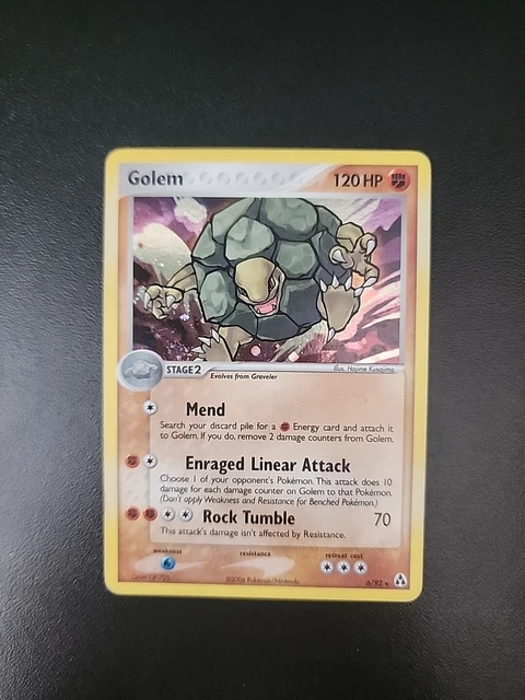 POKEMON TCG GOLEM 6/92 EX Legend Maker Holo Rare MP EUR 2,24 - PicClick FR