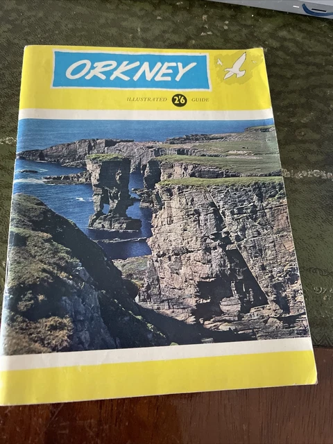 VINTAGE ORKNEY GUIDE Ads Map Eric Linklater £1.99 - PicClick UK