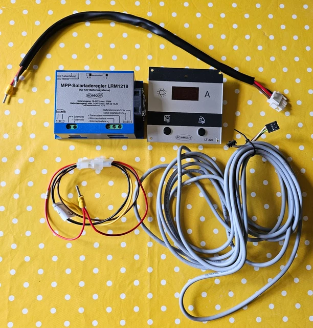 SCHAUDT LRM 1218 MPPT Solar Controller & LT 320 Solar Control Panel £ ...