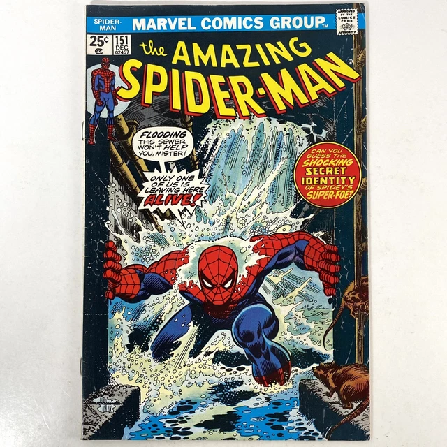 AMAZING SPIDER-MAN #151 Classic Cover Death of Clone Shocker Marvel ...