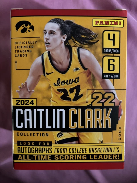 2024 PANINI CAITLIN Clark Collection Basketball Blaster Box - PACKS ...