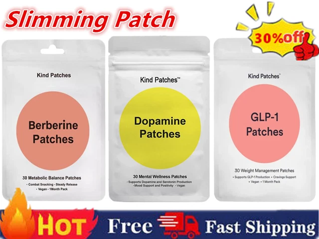 BODY CARE SLIMMING Patch Berberine & GLP-1 & Dopamine Patches Metabolic ...