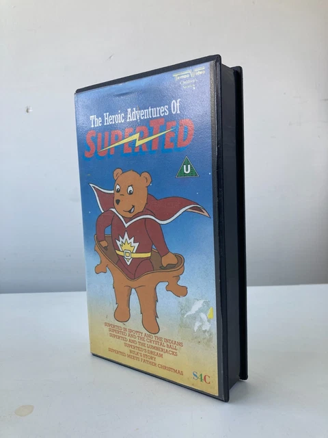 THE HEROIC ADVENTURES Of Superted - VHS (S4C) £12.99 - PicClick UK