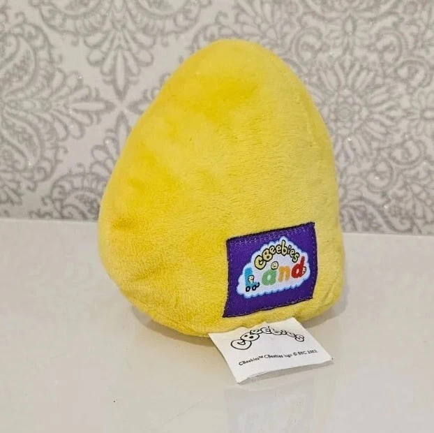 VINTAGE CBEEBIES LAND Yellow Bugbies Squidge Small Soft Plush Beanie ...