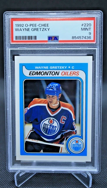 1992-93 O-PEE-CHEE WAYNE Gretzky 1979-80 #220 PSA 9 OPC EUR 68,44 ...
