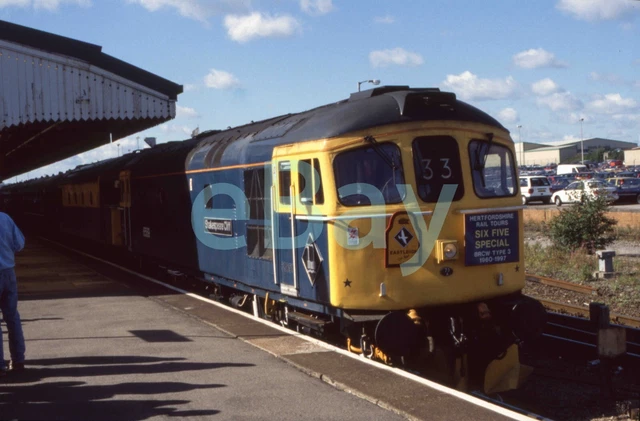 35MM RAILWAY SLIDE of Class 33 33116 @ Westbury Copyright to Buyer £4. ...
