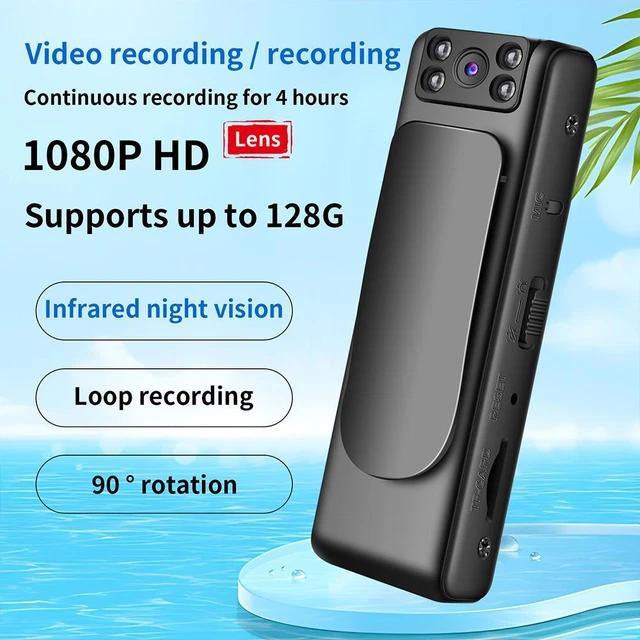 2024 NEW HD 1080P Noise Reduction Camera,Portable Wearable Vision ...