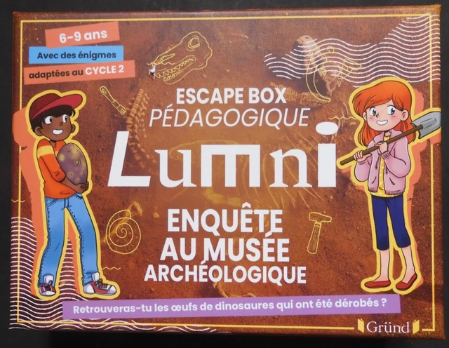 JEU ESCAPE BOX pédagogique Lumni Enquête au Musée archéologique EUR 6 ...