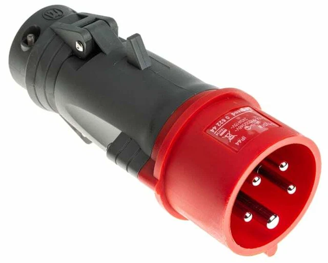 LEGRAND HYPRA INDUSTRIAL POWER PLUG 16A 415V 3P+N+E Cable Mount RED 0 ...