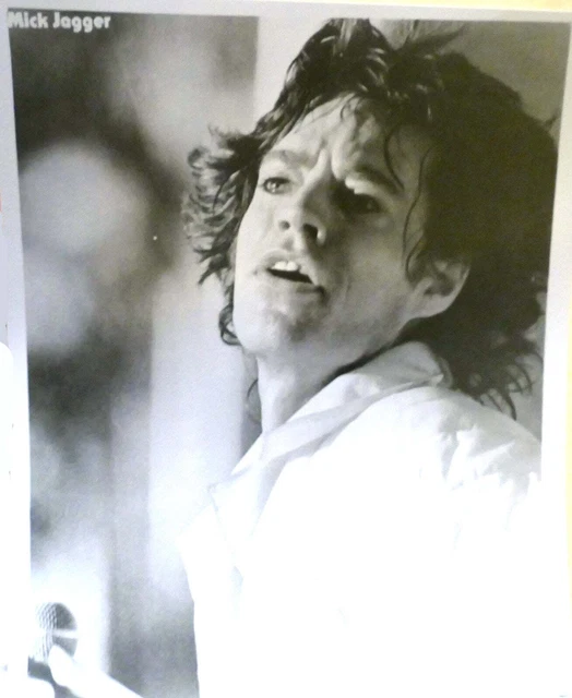 MICK JAGGER PHOTO 20.3cm x 25.4cm Photograph EUR 177,30 - PicClick FR