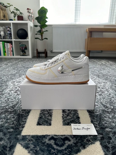 NIKE AIR FORCE 1 Low Travis Scott OG White UK10.5 £750.00 - PicClick UK