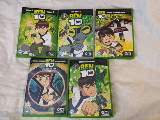 BEN 10 ALIEN Force Volumes 1-5 & Secret Of The Omnitrix Movie Dvd ...