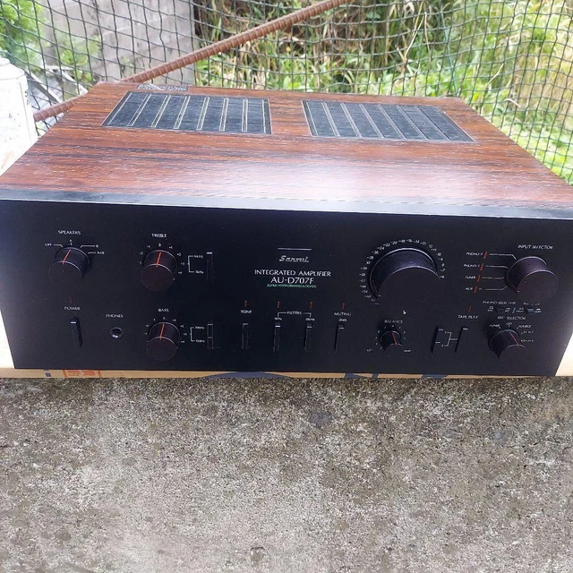 SANSUI STEREO AMPLIFIER AU-D707 FIntegrated Amplifier Transistor $314. ...