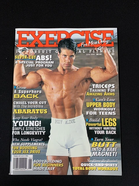 VINTAGE EXERCISE FOR Men Only Magazine June 2000 Mario Roca £13.99 ...