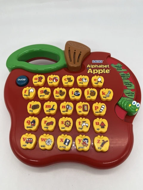 VTECH ALPHABET APPLE Reading Fundamentals Letters Phonic Electronic ...