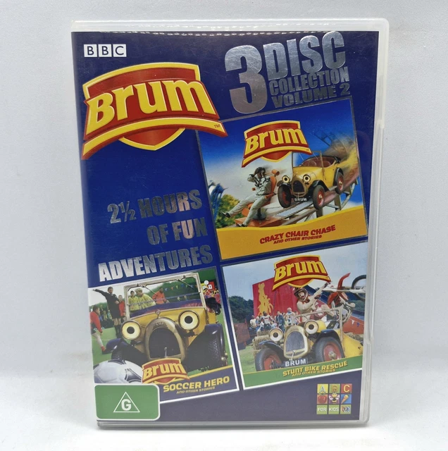 BRUM 3-DISC COLLECTION Volume 2 DVD Region 4 British Children's ...