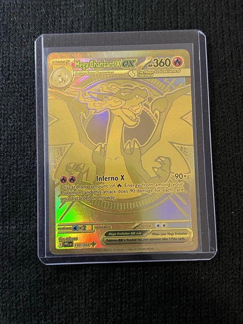POKÉMON TCG MEGA Charizard X Ex Gold 130/094 £700.00 - PicClick UK