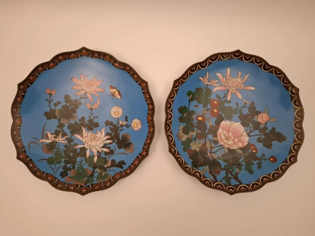 ASSIETTES EMAUX CLOISONNES JAPON/ASSIETTE JAPONAISE ERE MEIJI ...