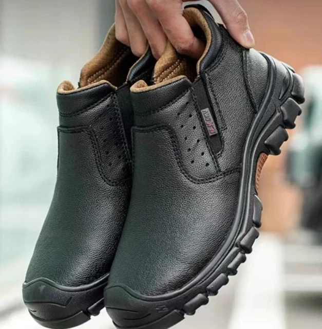 MENS WORK BOOTS Indestructible Shoes Composite Toe Shoes Waterproof ...