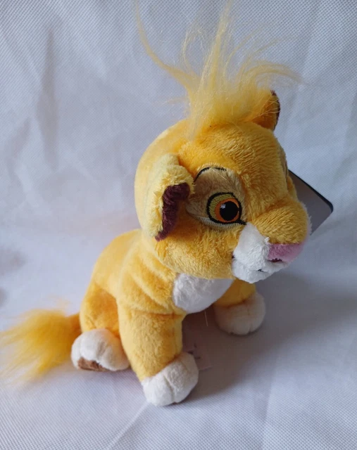DISNEY STORE - Young Simba Cub - Soft Plush Stuffed Toy Small 7" Teddy ...