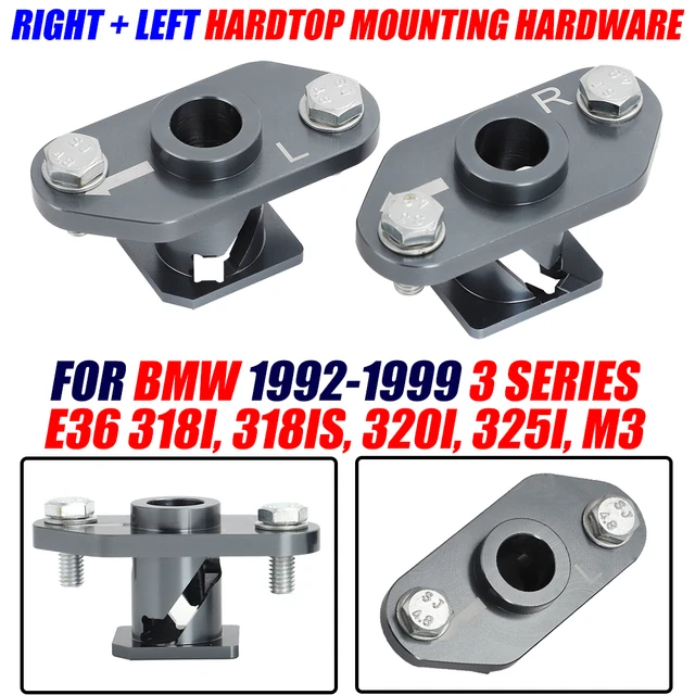 FOR BMW E36 Hardtop Mounting Hardware Right Left Kit 318i, 318is, 320i ...