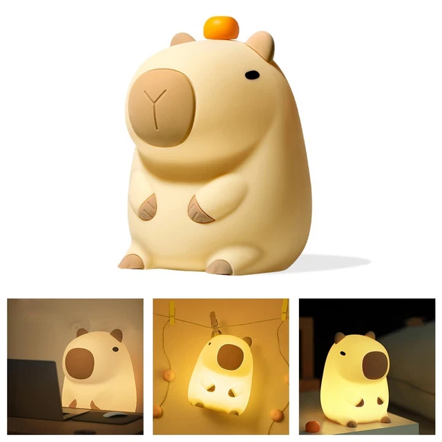 CAPYBARA NIGHT LIGHT with Gentle Glow and Adjustable Brightness Levels ...