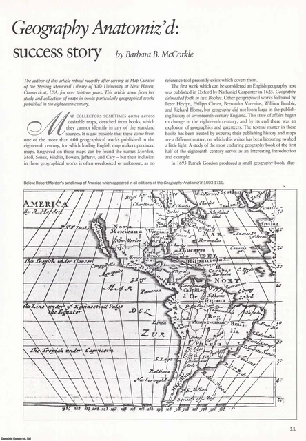 THE MAPS OF Patrick Gordon's Geography Anatomiz'd: An Eighteenth ...