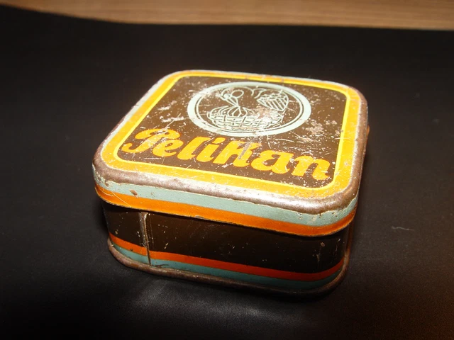 PELIKAN BOITE DOSE Blechdose Dachbodenfund Grenier EUR 25,00 - PicClick FR