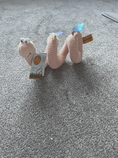 AURORA SUPERWORM PLUSH Soft Toy New Tags Worm Author Gruffalo Teddy £12 ...