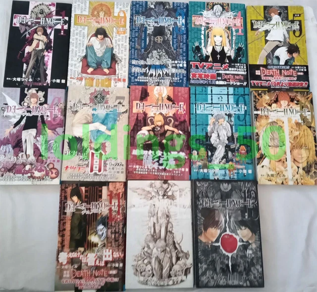 DEATH NOTE ORIGINAL Manga Japanese Tsugumi Ohba Takeshi Obata Volumes 1 ...